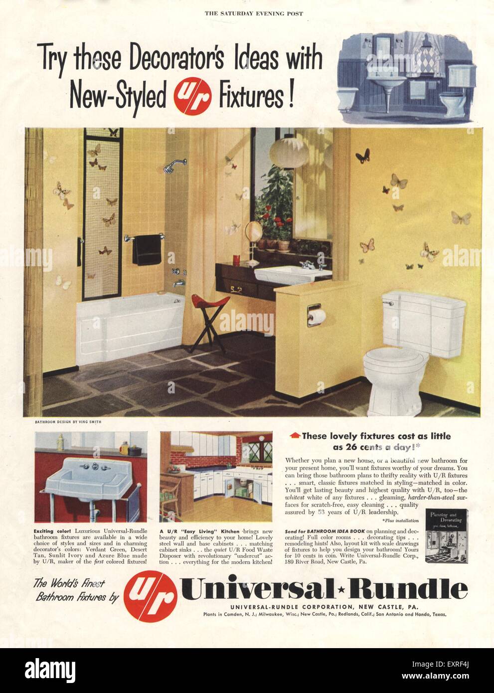 1940s USA Universal Magazine Advert Stock Photo - Alamy