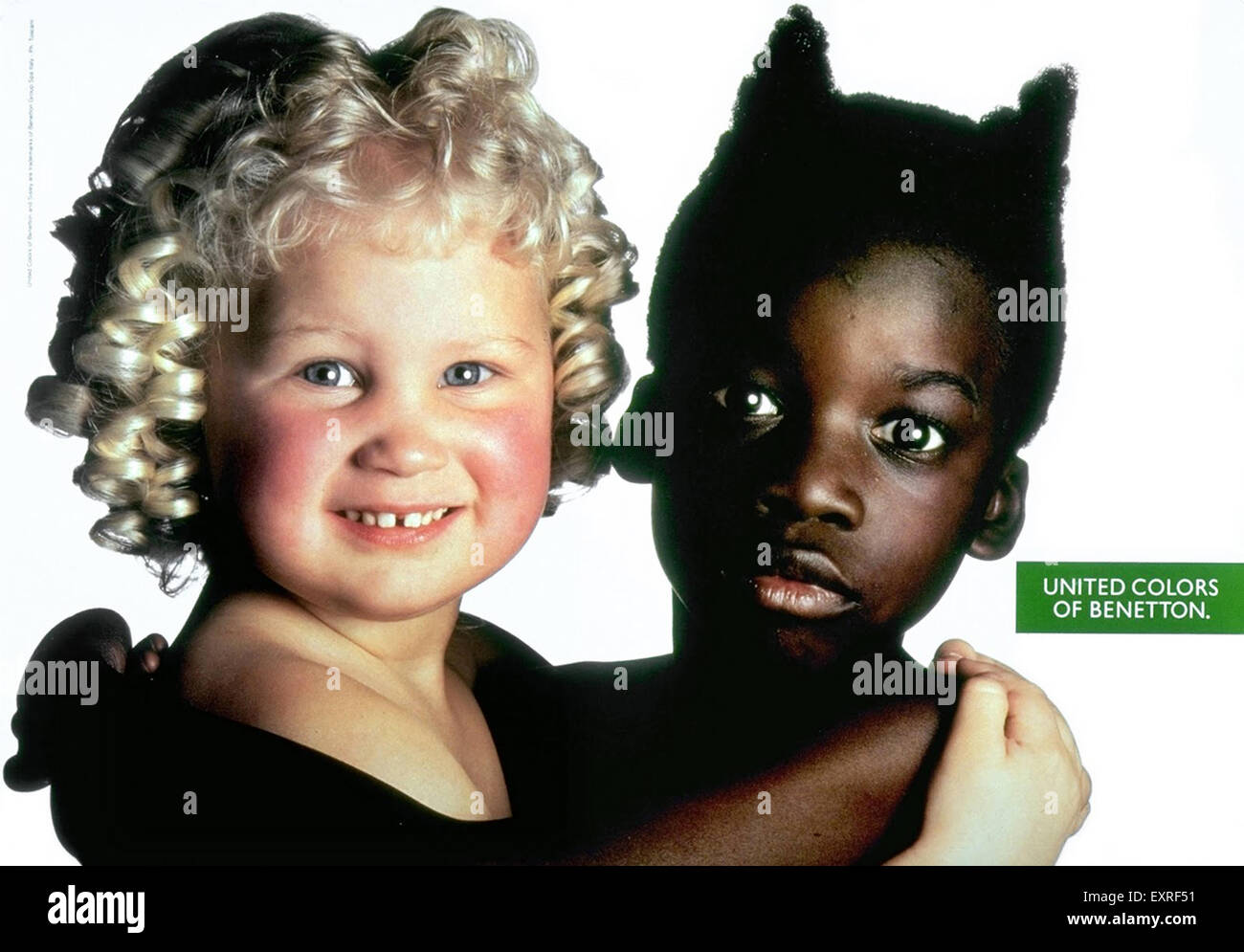 1990s UK United Colors of Benetton Magazine Advert Stock Photo - Alamy