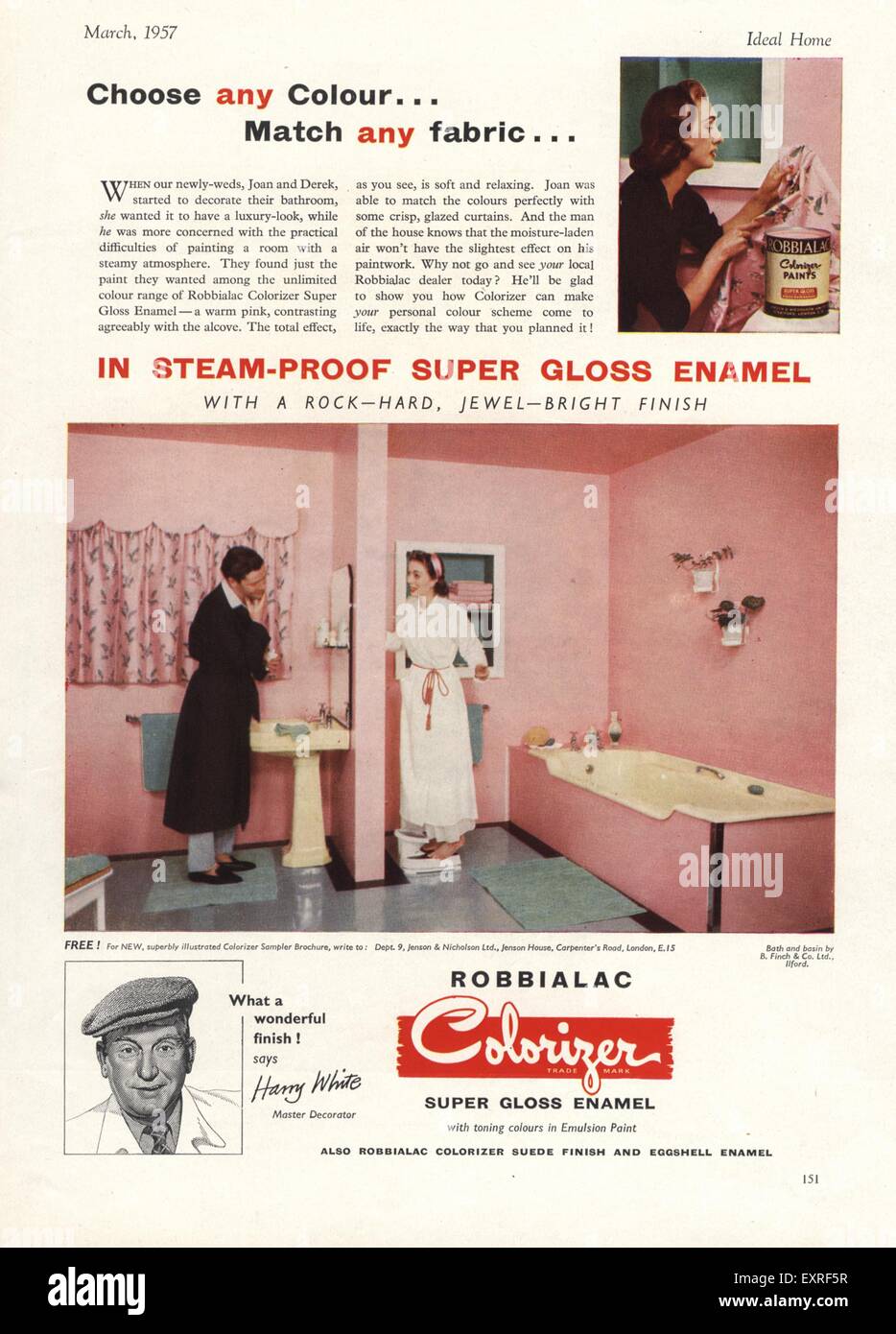 Bath 1950s hi-res stock photography and images - Alamy