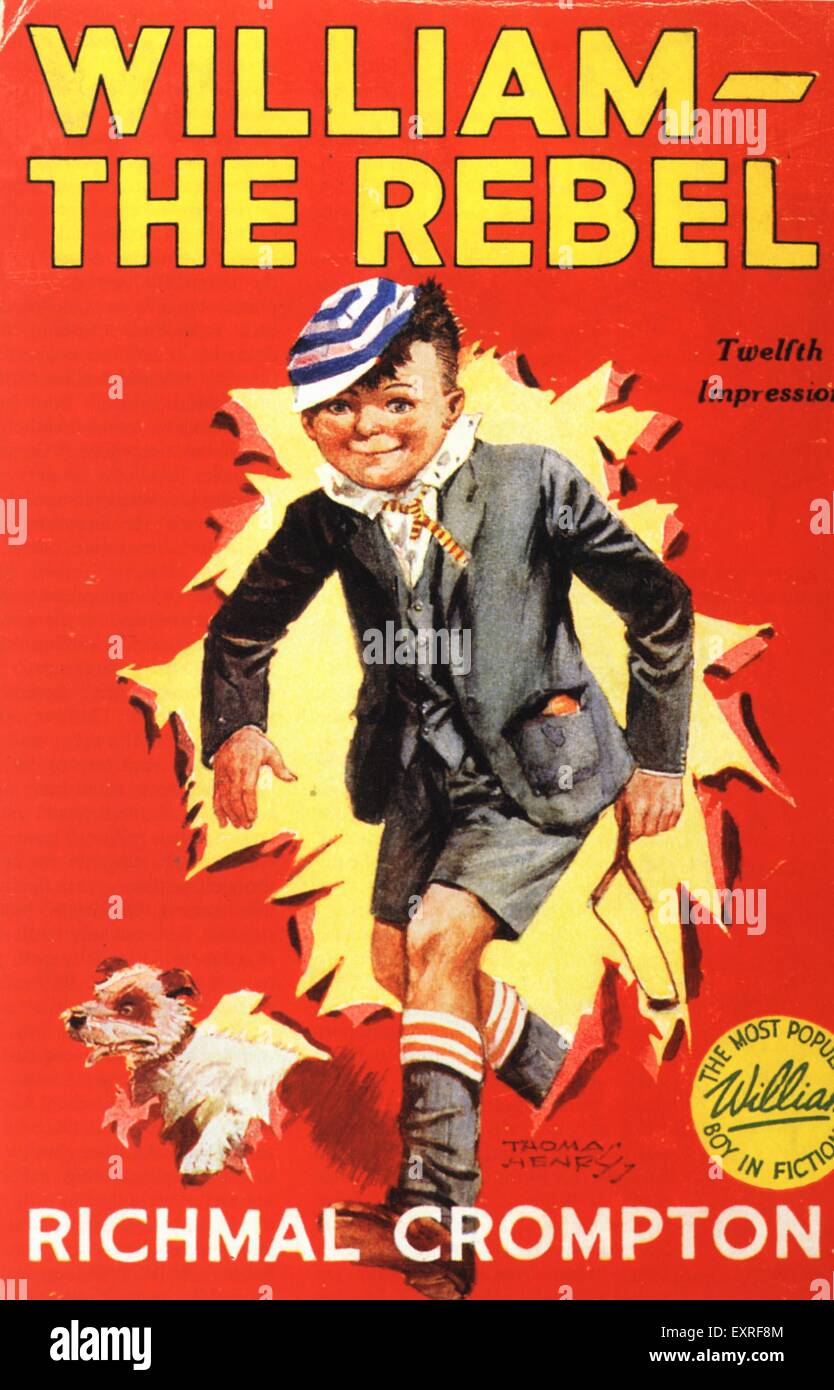 1930s UK William The Rebel Book Cover Stock Photo - Alamy