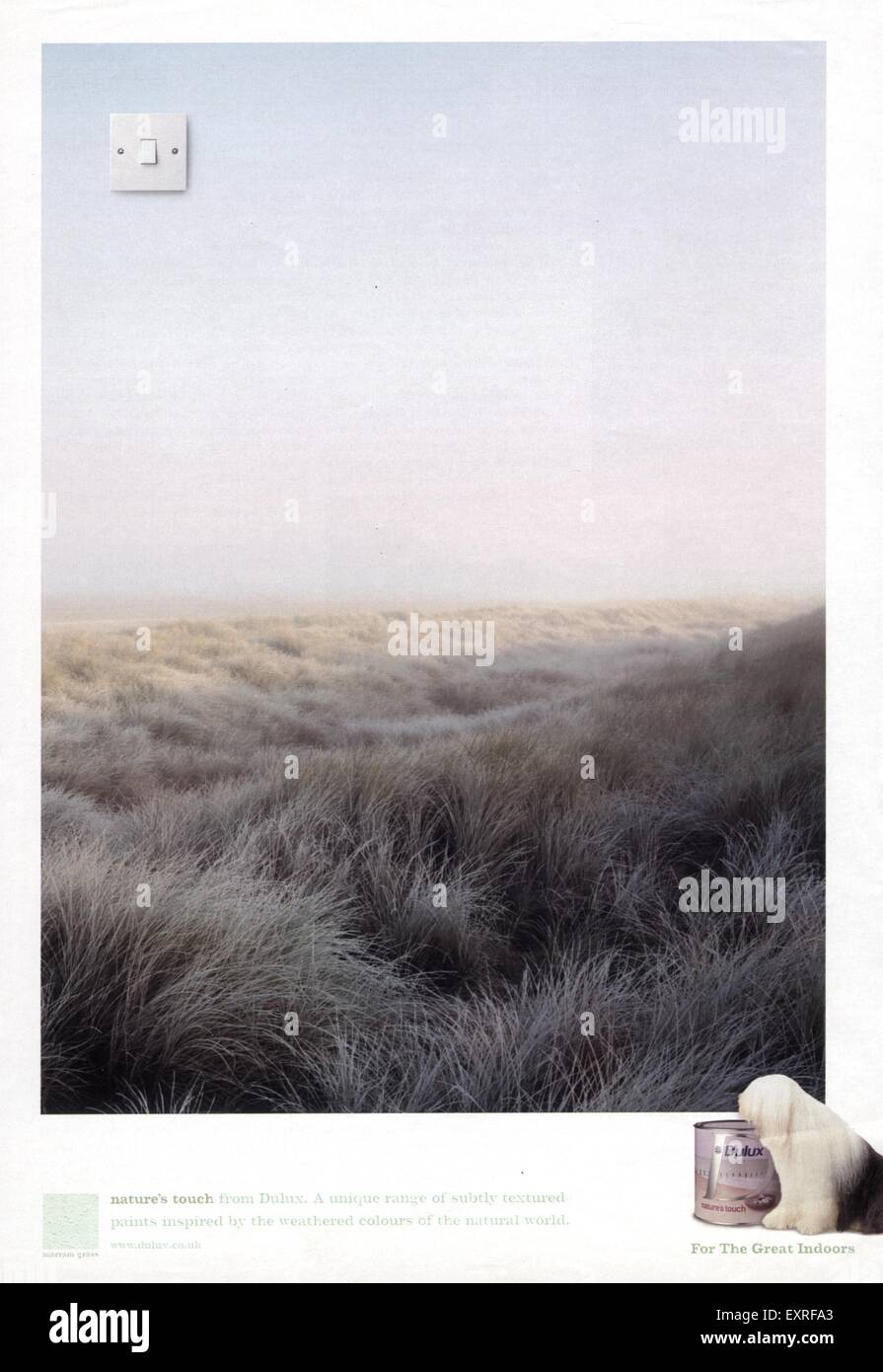 2000s UK Dulux ICI Paint Magazine Advert Stock Photo - Alamy
