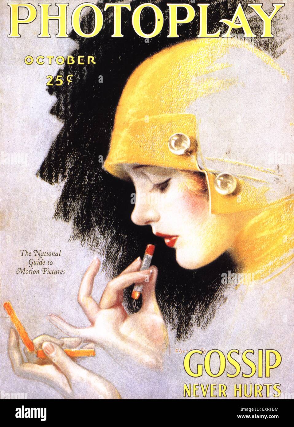 1920s USA Photoplay Magazine Cover Stock Photo - Alamy