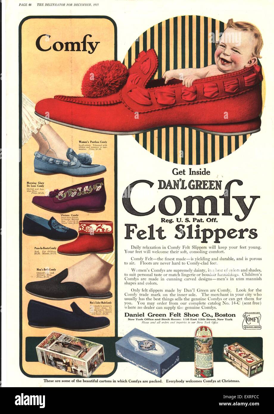 1910s USA Dan'l Green Magazine Advert Stock Photo - Alamy