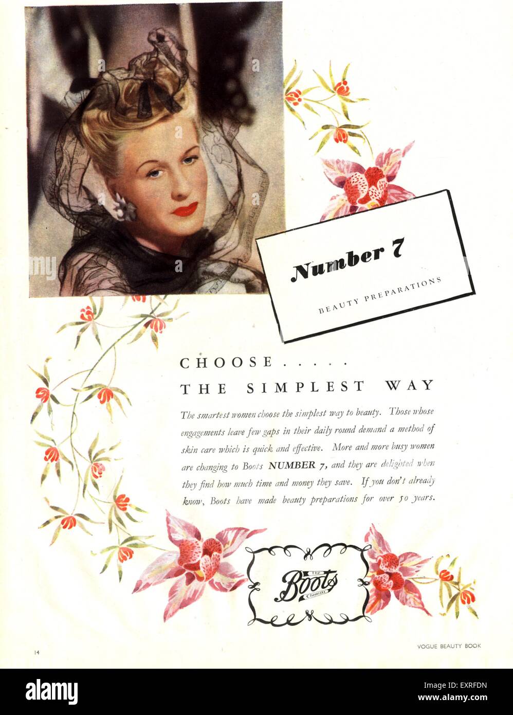 No7 advert hi-res stock photography and images - Alamy