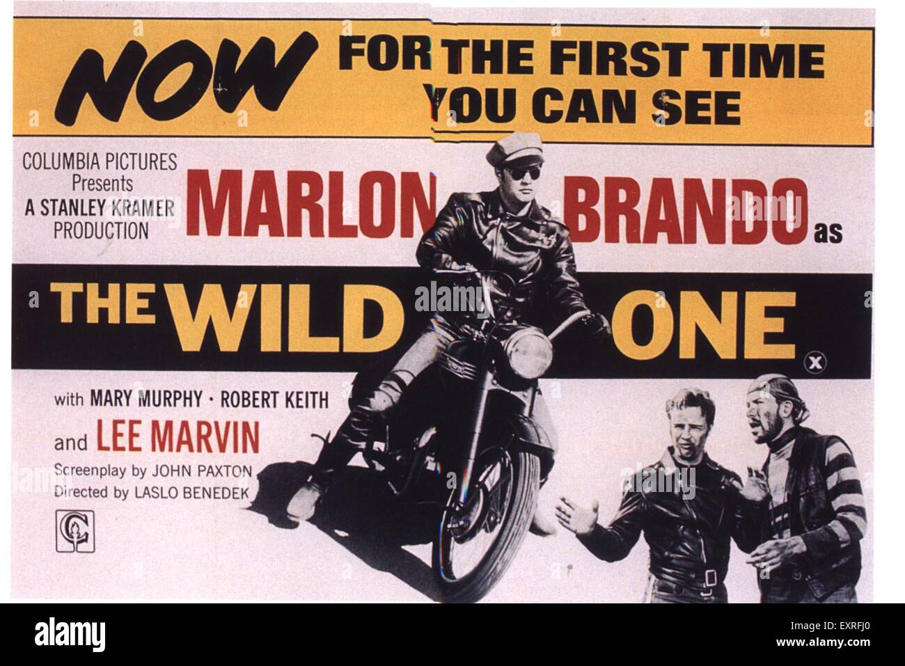1950s USA The Wild One Film Poster Stock Photo - Alamy