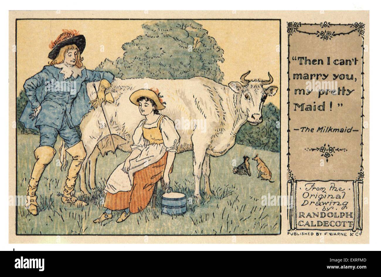 Milkmaid 1890s hi-res stock photography and images - Alamy