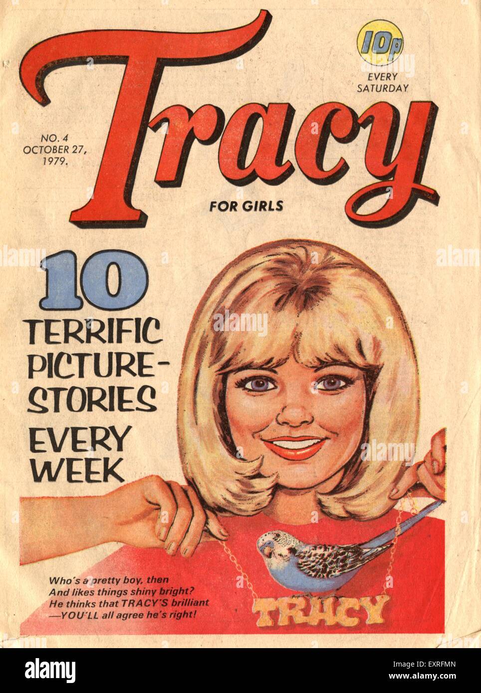 1970s UK Tracy Comic/ Annual Cover Stock Photo - Alamy