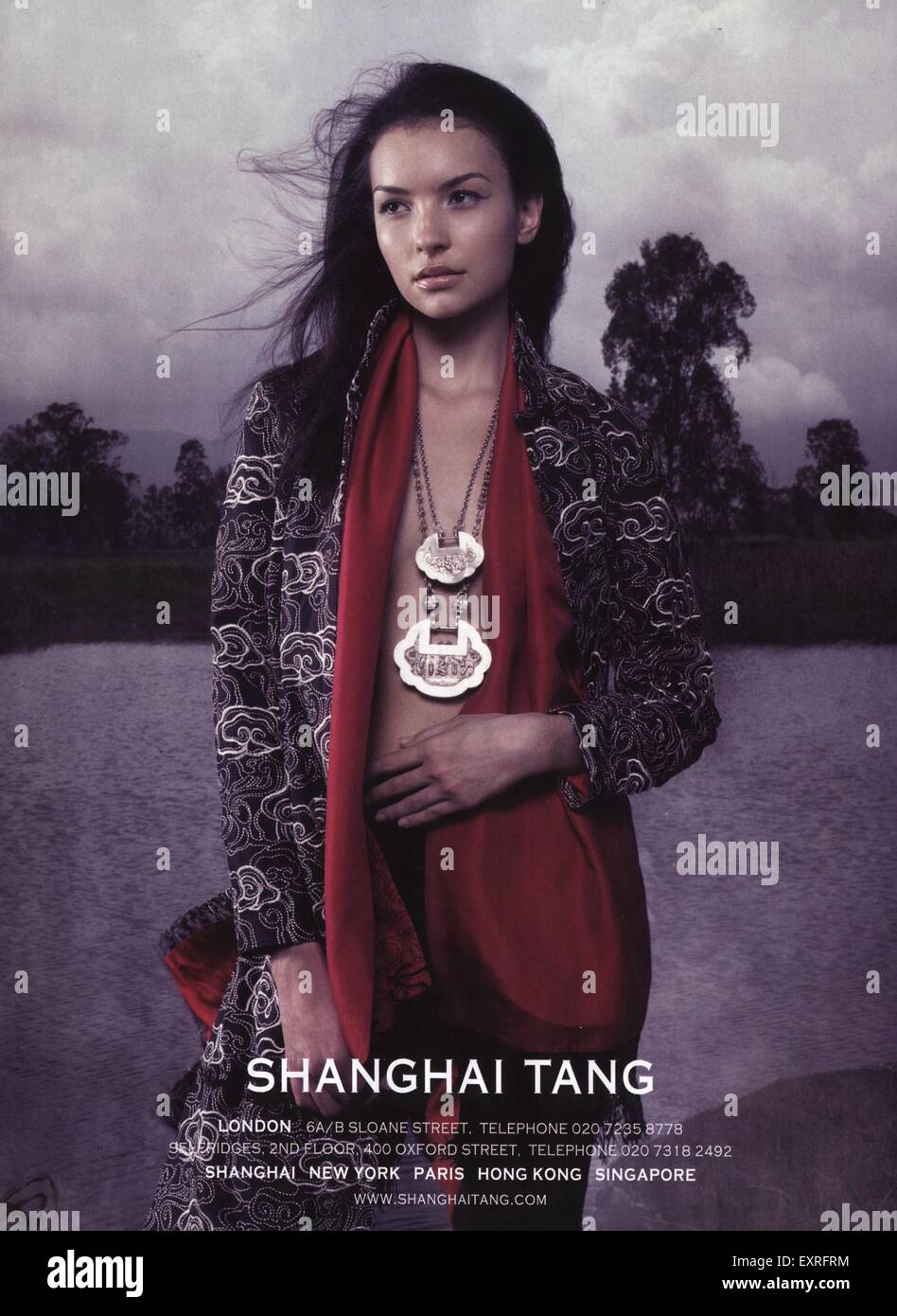2000s UK Shanghai Tang Magazine Advert Stock Photo - Alamy