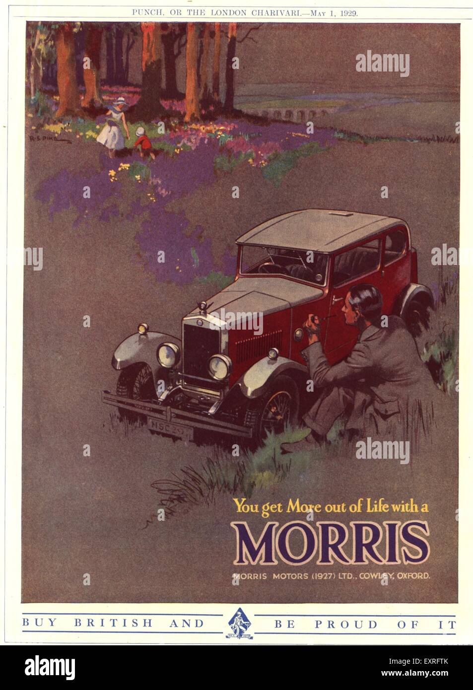 1920s UK Morris Magazine Advert Stock Photo - Alamy