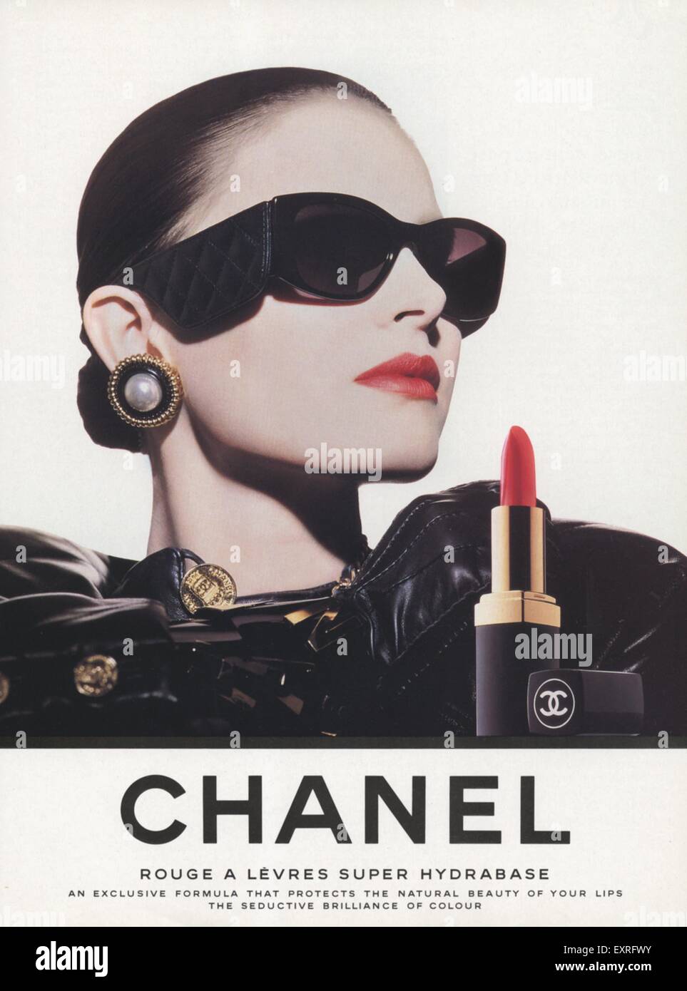 1990s UK Chanel Magazine Advert Stock Photo - Alamy