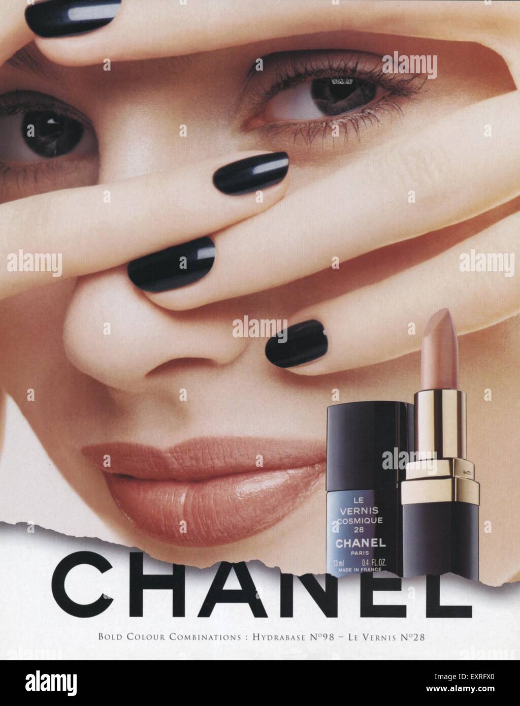 1990s UK Chanel Magazine Advert Stock Photo - Alamy