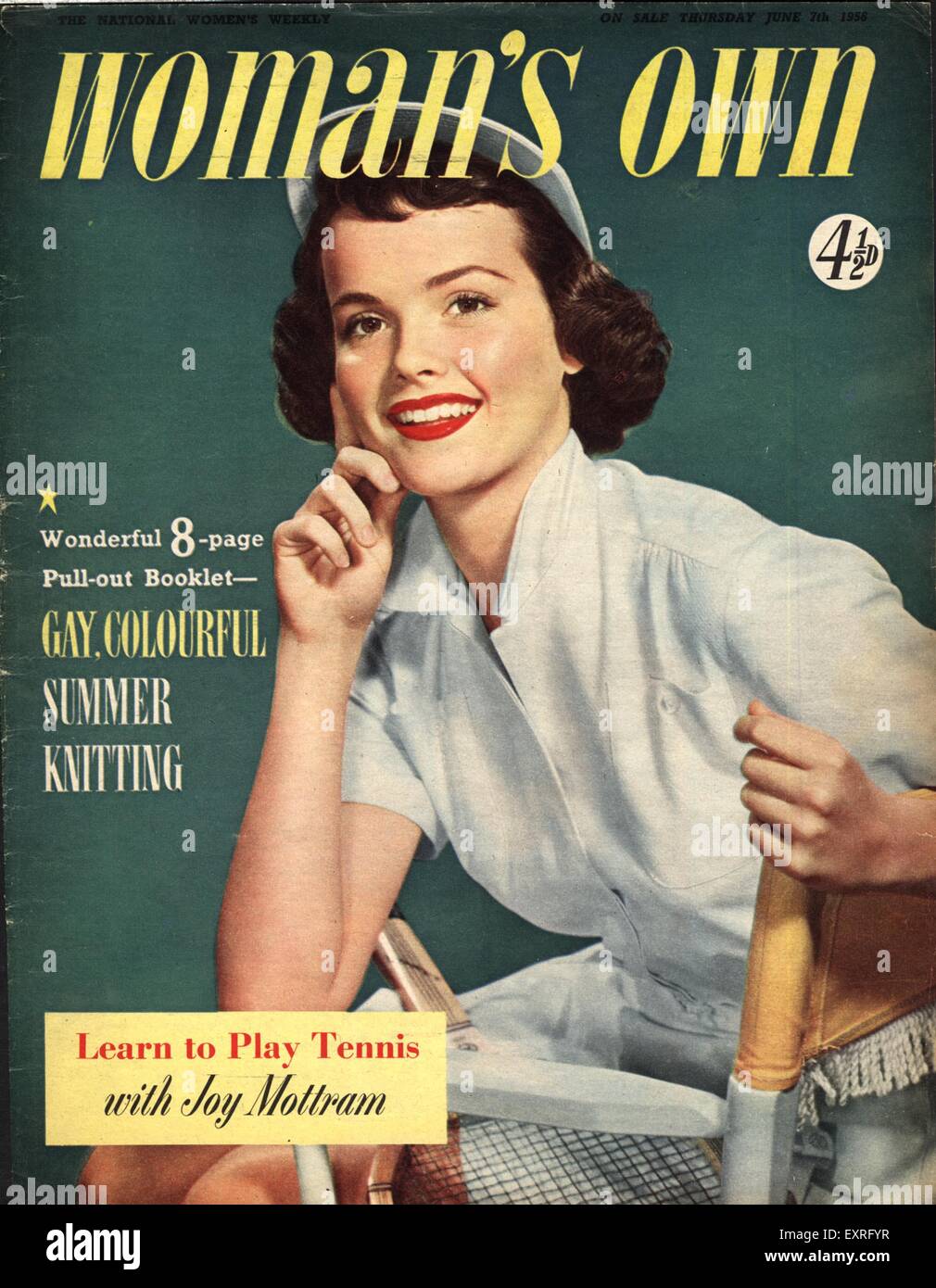 1950s UK Womans Own Magazine Cover Stock Photo - Alamy