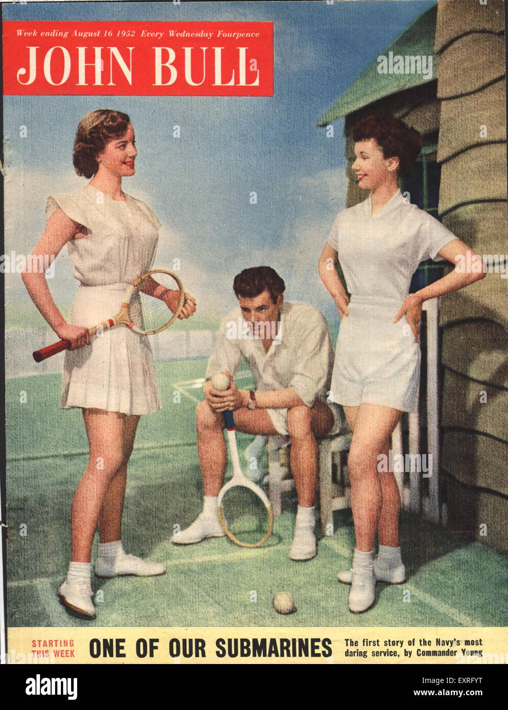 1950s UK John Bull Magazine Cover Stock Photo - Alamy