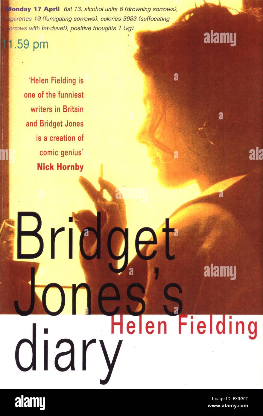 1990s UK Bridget Jones's Diary Book Cover Stock Photo - Alamy