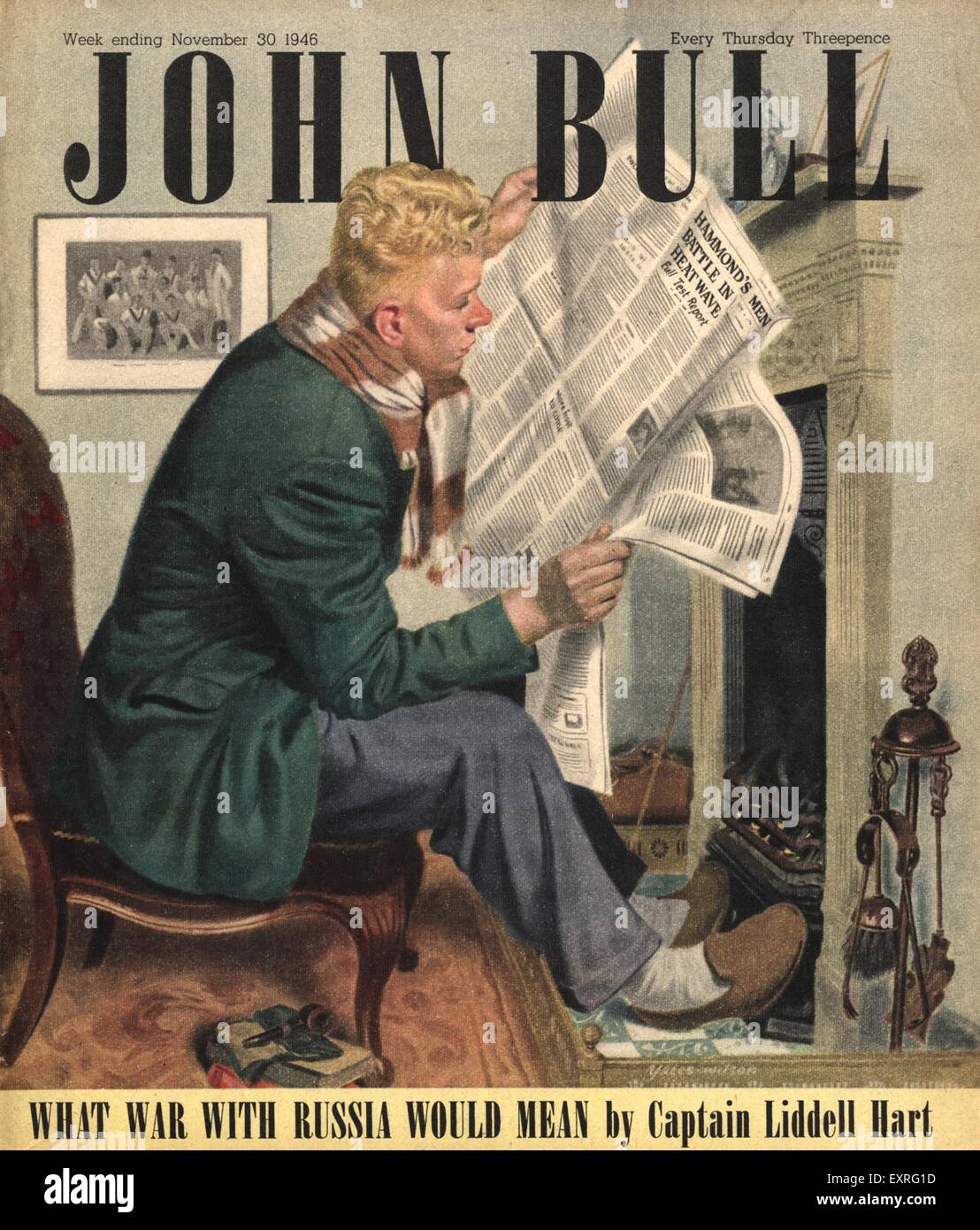 John bull magazine cover hi-res stock photography and images - Alamy