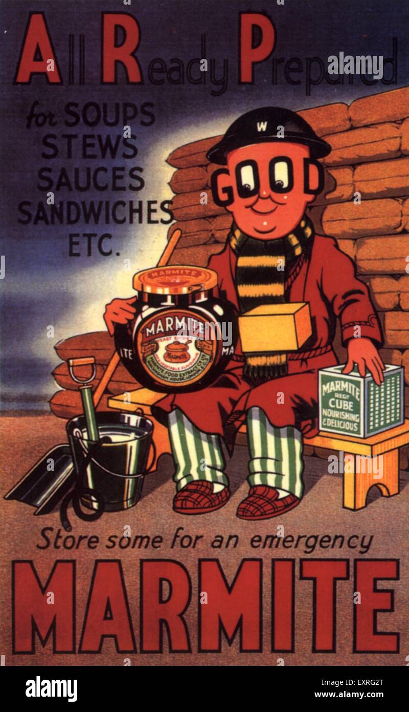 1940s uk marmite magazine advert hi-res stock photography and images ...
