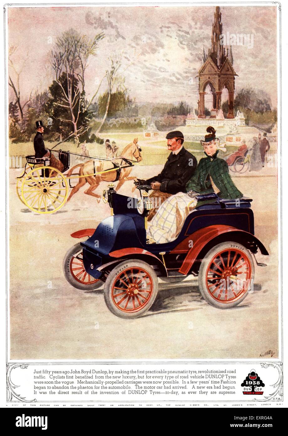 Uk dunlop magazine advert hi-res stock photography and images - Alamy