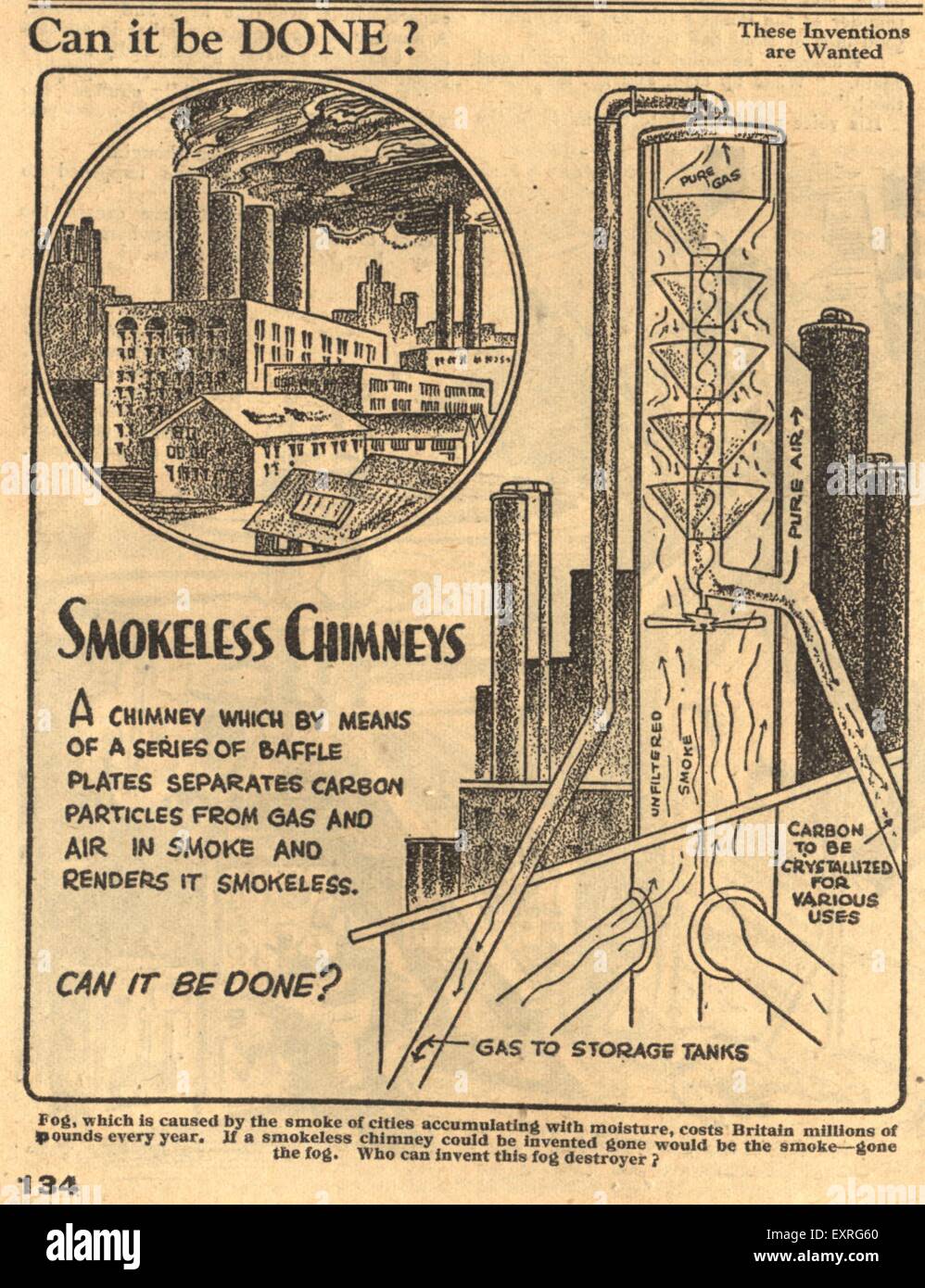 Smokeless chimneys hi-res stock photography and images - Alamy