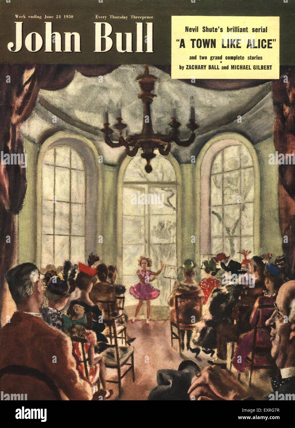 1950s UK John Bull Magazine Cover Stock Photo - Alamy