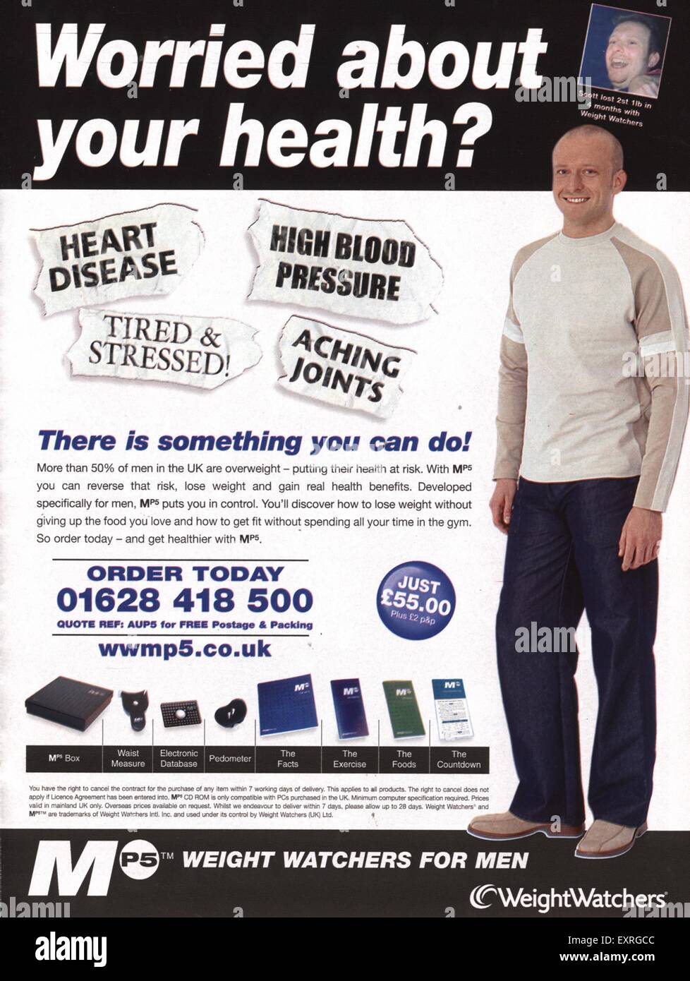 2000s UK Weight Watchers Magazine Advert Stock Photo - Alamy