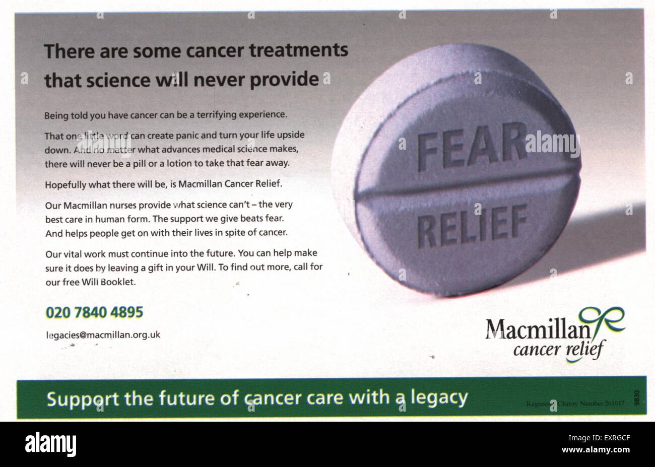 2000s UK Macmillan Magazine Advert Stock Photo - Alamy