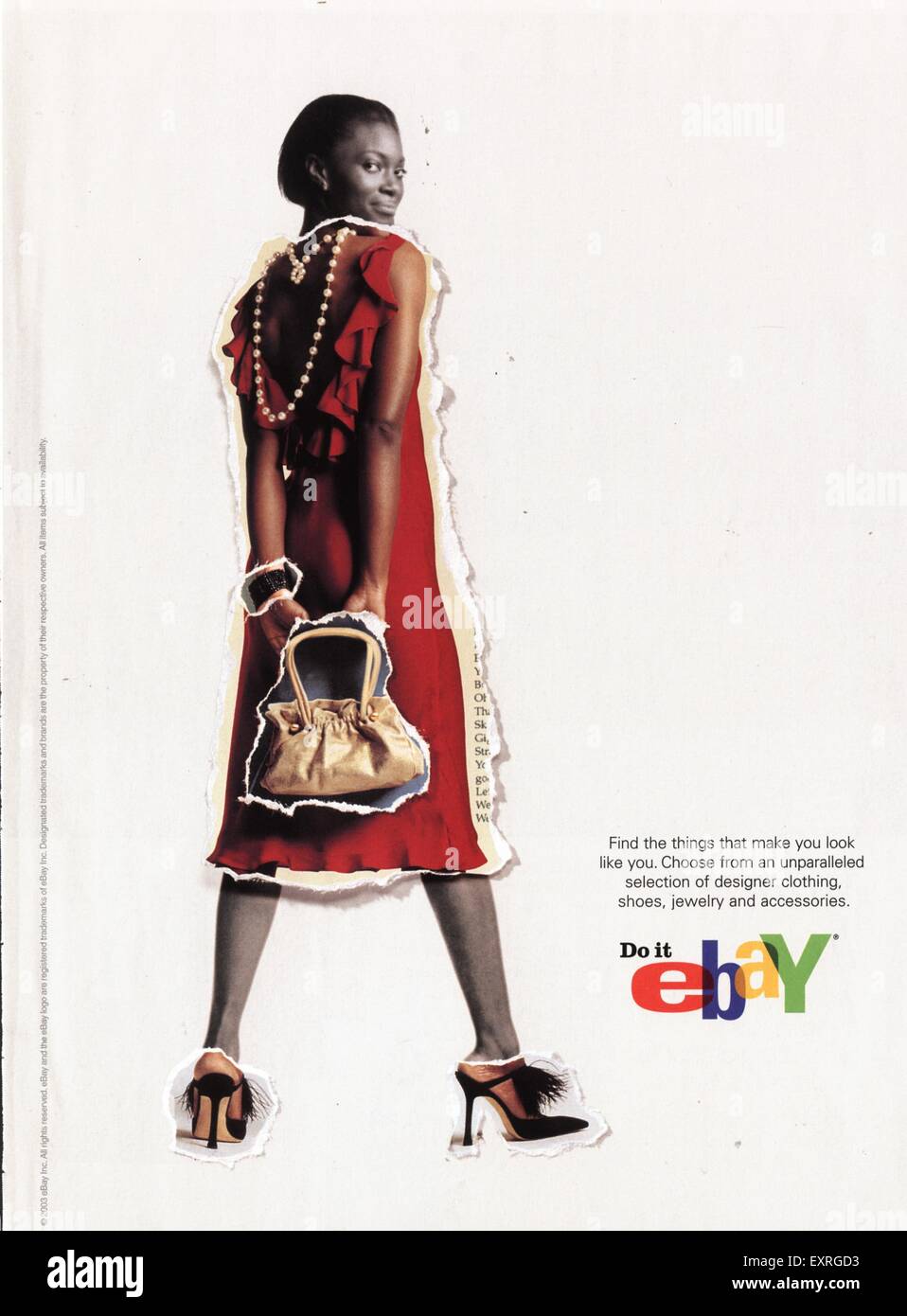 2000s UK Ebay Magazine Advert Stock Photo - Alamy