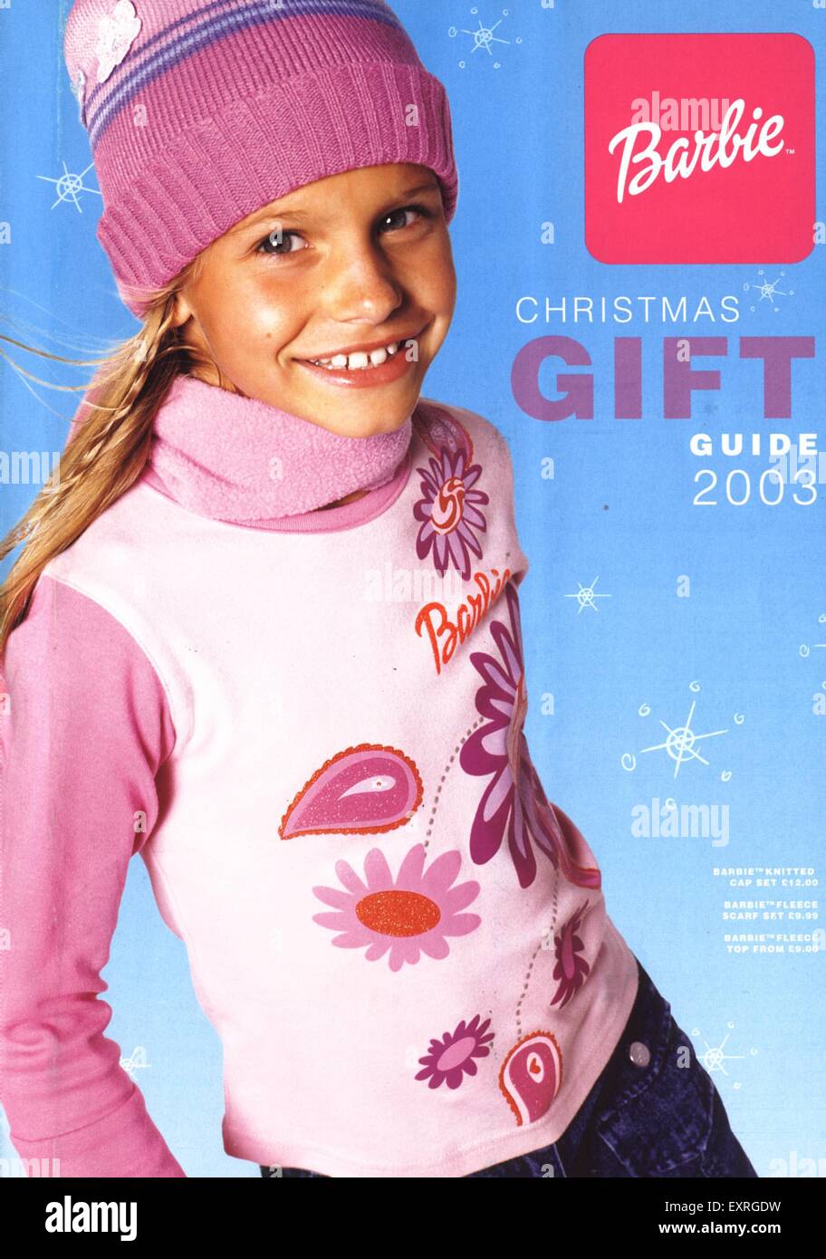 2000s UK Barbie Christmas Catalogue Cover Stock Photo - Alamy
