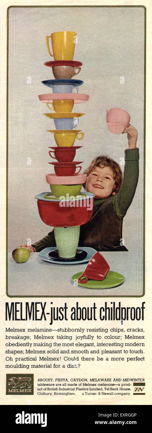 1950s USA Melmex Magazine Advert Stock Photo - Alamy