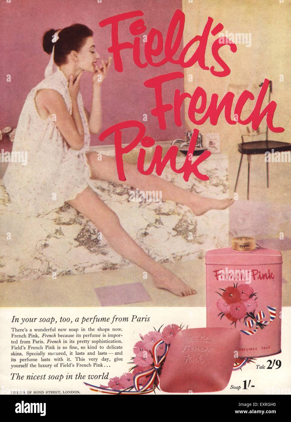 Perfume Advert Pink High Resolution Stock Photography and Images - Alamy