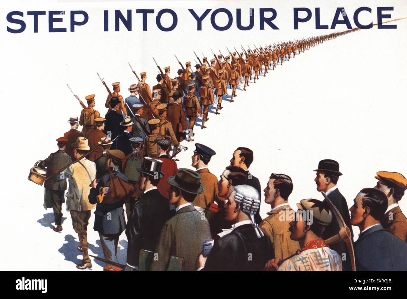 Ww1 recruitment propaganda poster hi-res stock photography and images ...