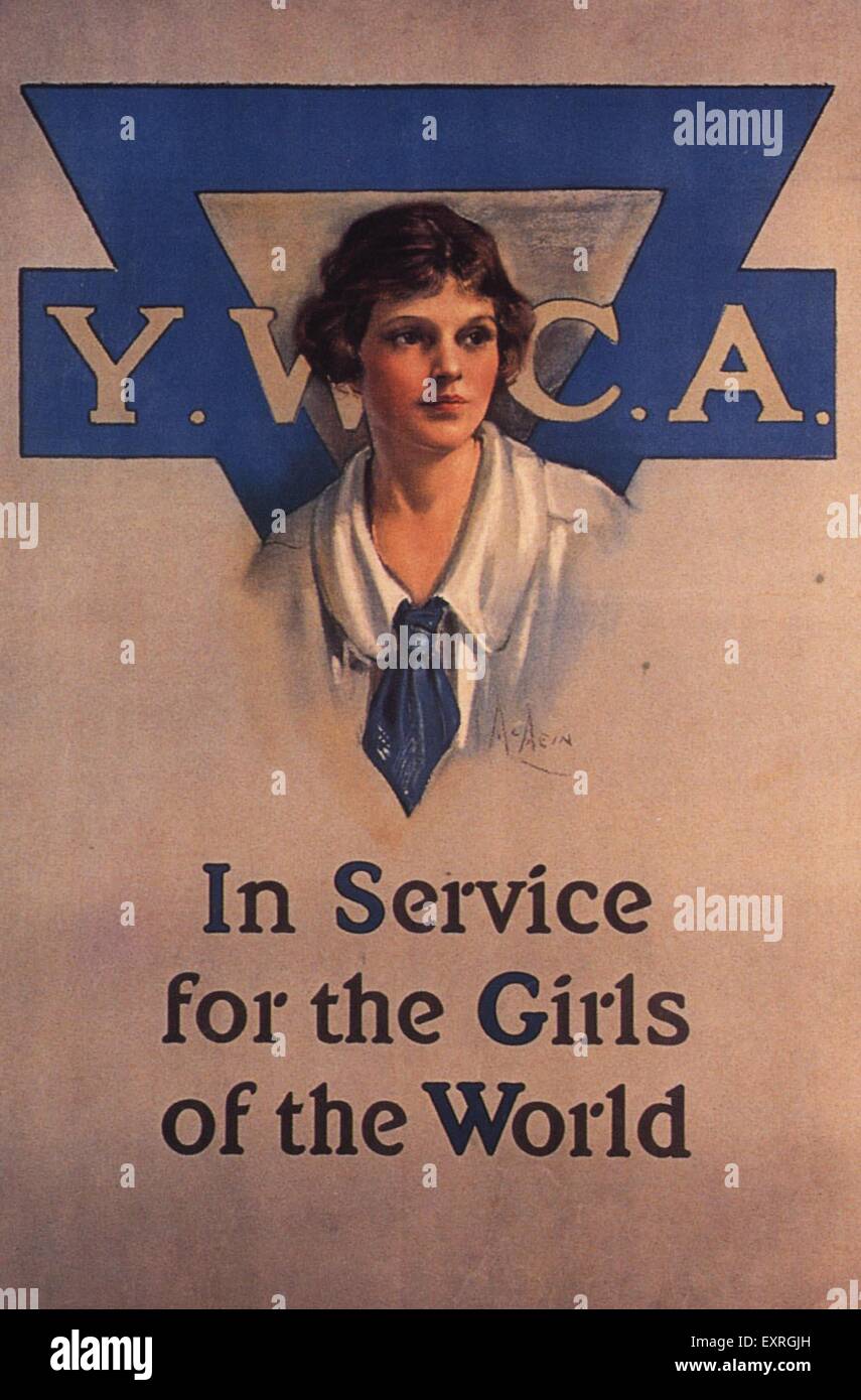1910s USA YWCA Poster Stock Photo - Alamy