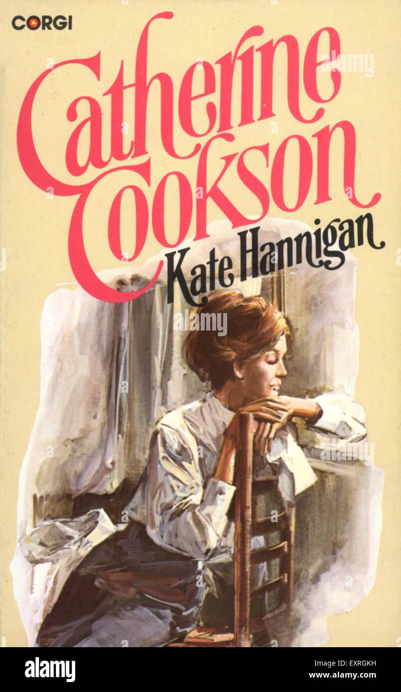 1980s UK Kate Hannigan by Catherine Cookson Book Cover Stock Photo - Alamy