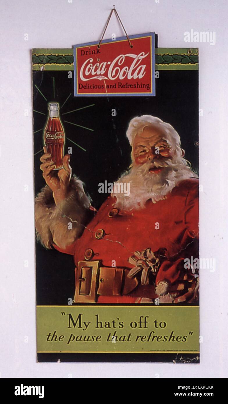 1930s USA Coca-Cola Magazine Advert Stock Photo - Alamy