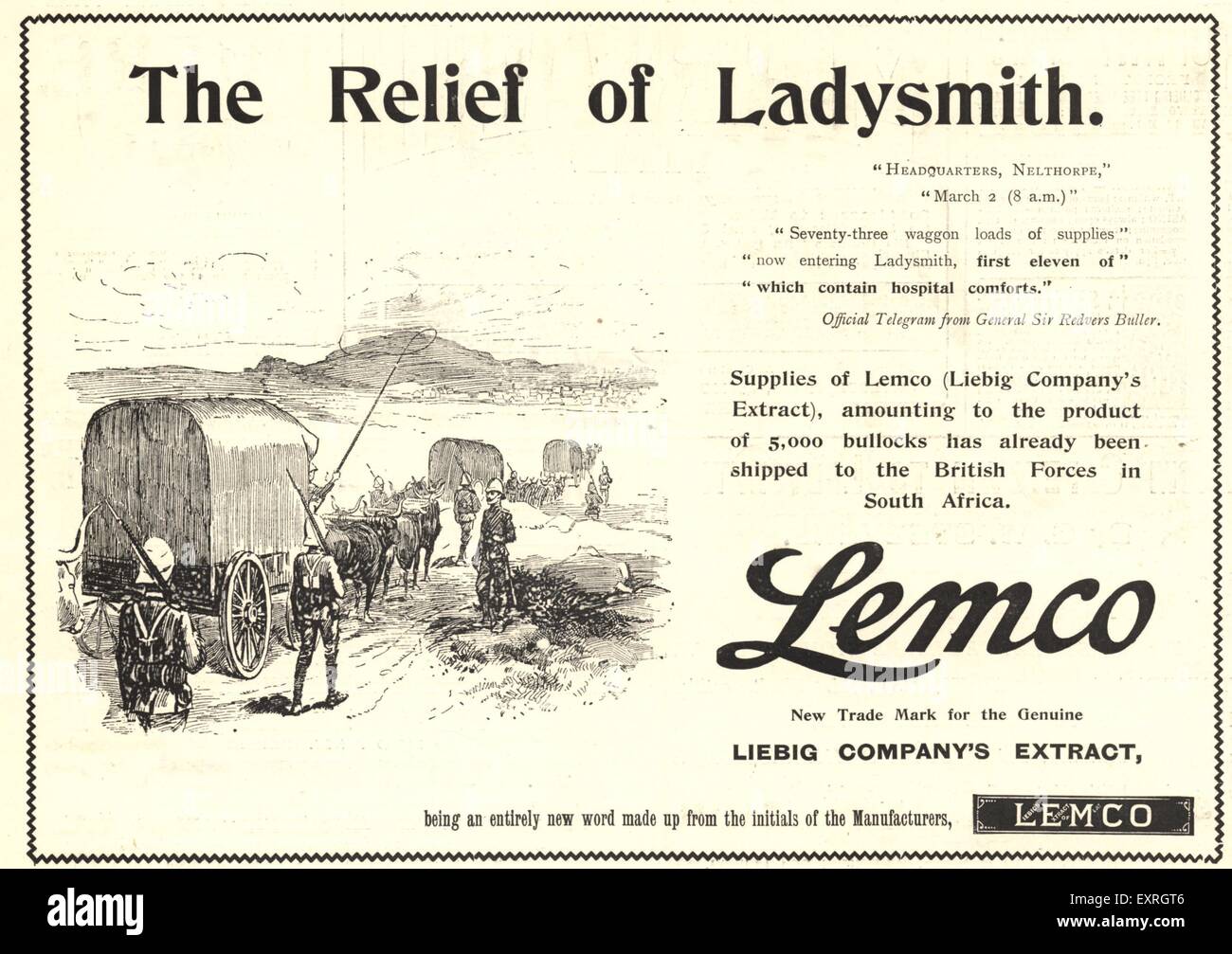 Lemco hi-res stock photography and images - Alamy