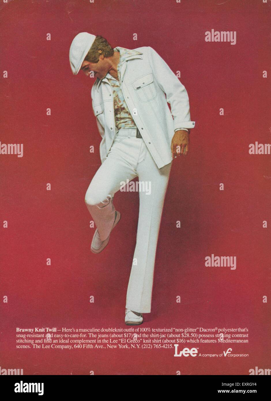 1970s USA Lee Magazine Advert Stock Photo - Alamy