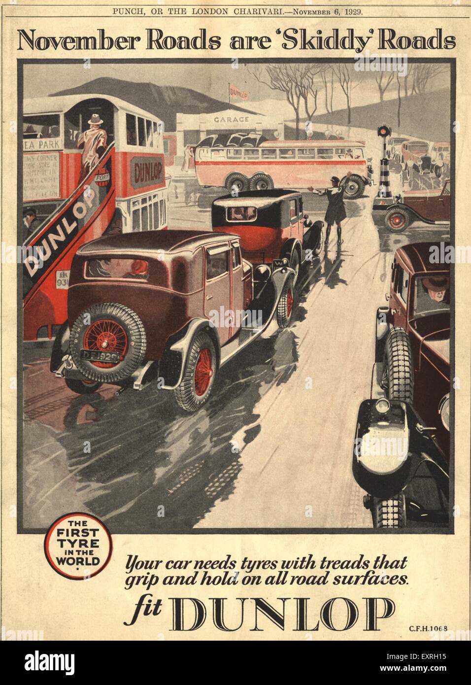 1920s UK Dunlop Magazine Advert Stock Photo - Alamy