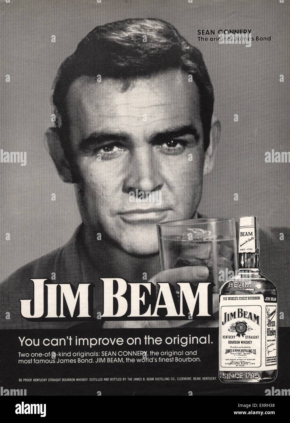 1970s USA Jim Beam Magazine Advert Stock Photo - Alamy