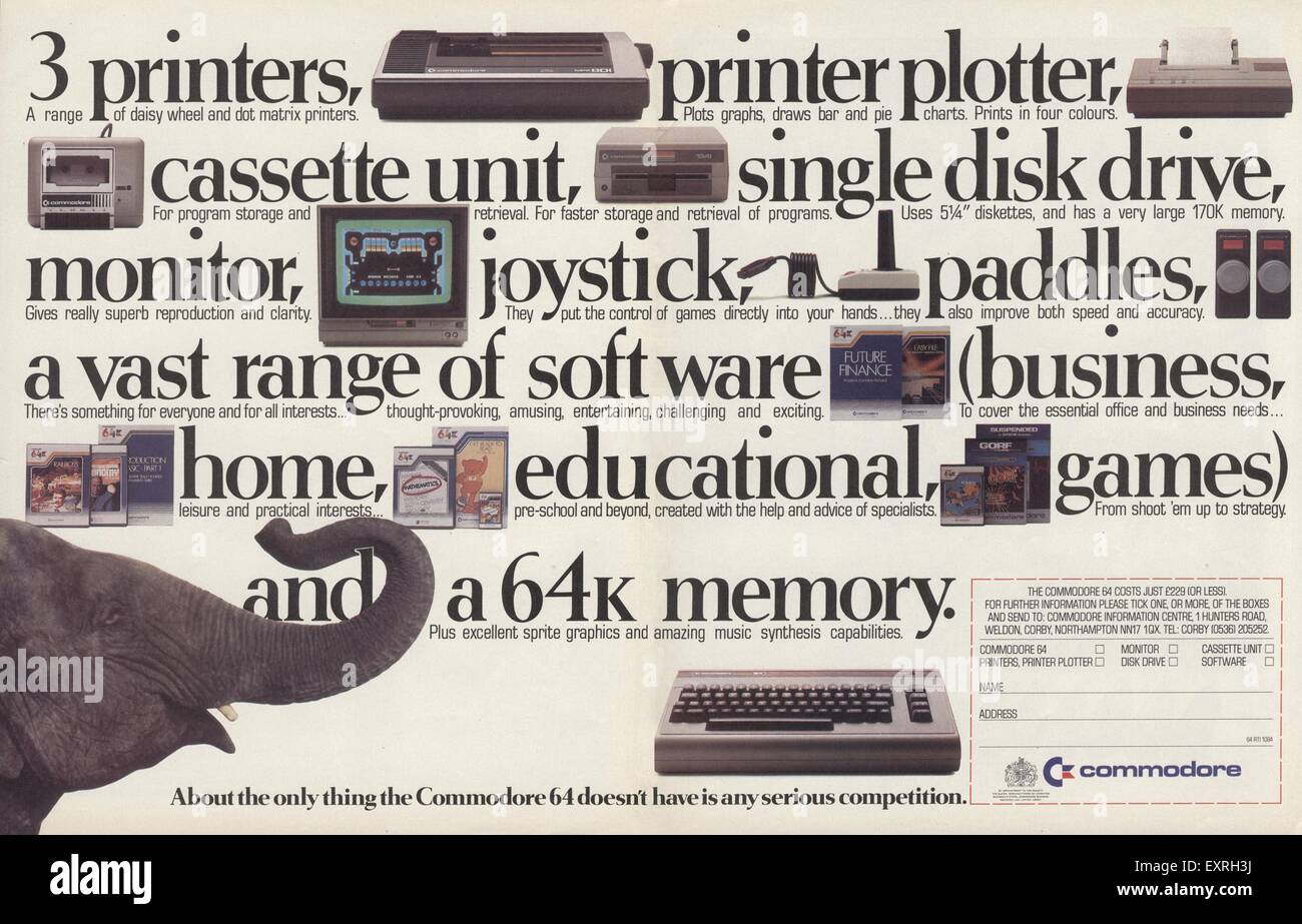 1984 technology hi-res stock photography and images - Alamy