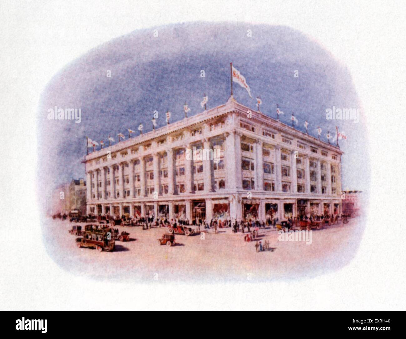 1910s UK Selfridges Magazine Plate Stock Photo - Alamy