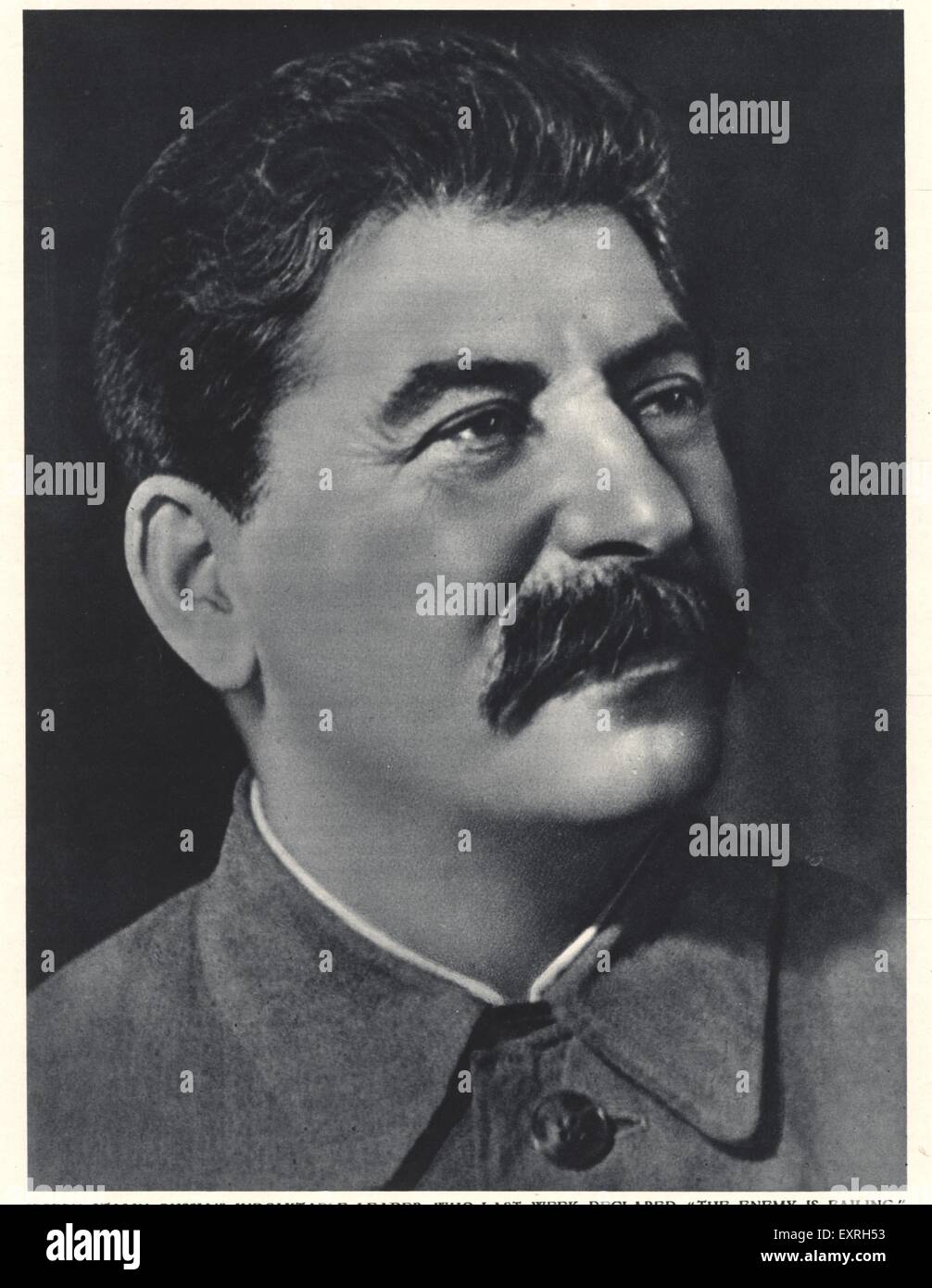 1940s Russia Joseph Stalin Book Plate Stock Photo - Alamy