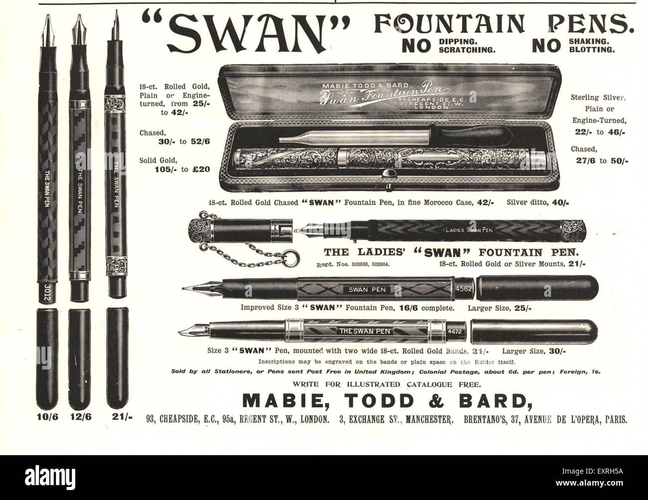 Swan pens hi-res stock photography and images - Alamy