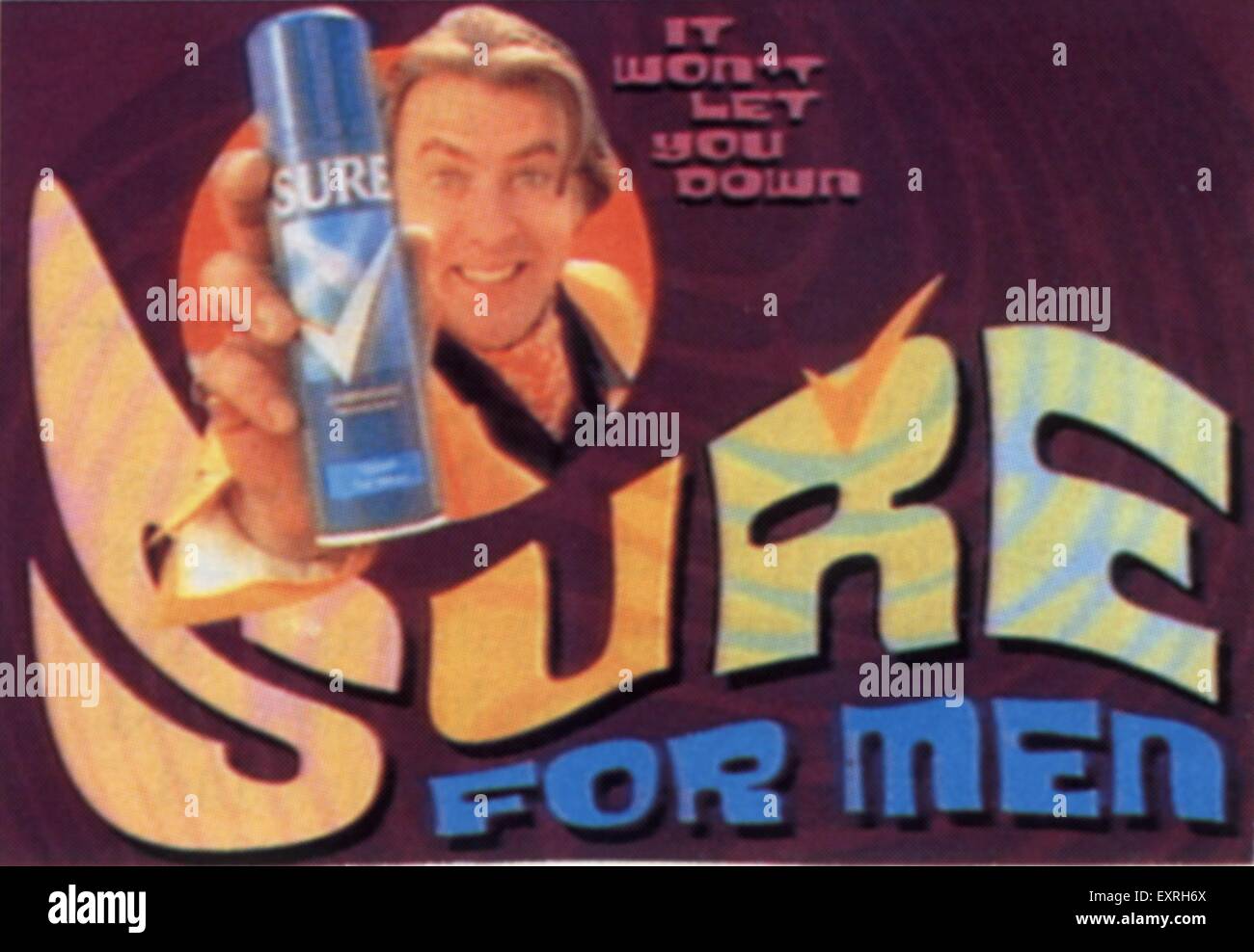 1990s UK Sure TV Advert (Grab Stock Photo - Alamy