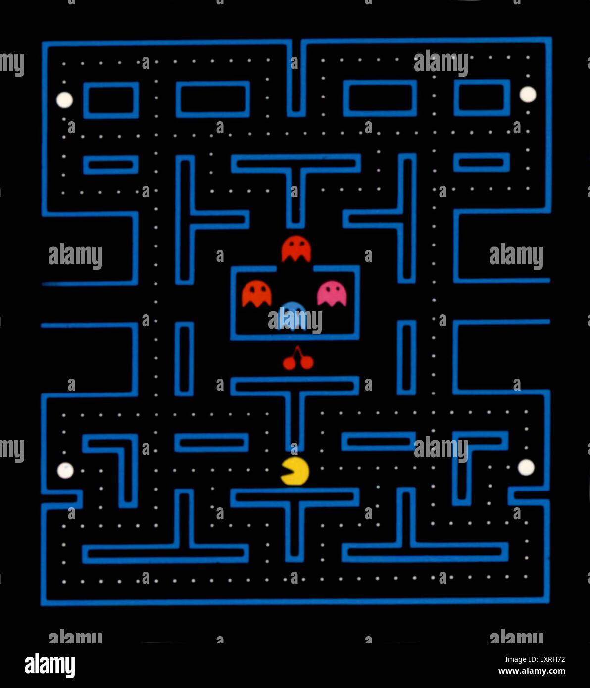 1980s UK Pac-Man Promotional Stock Photo - Alamy