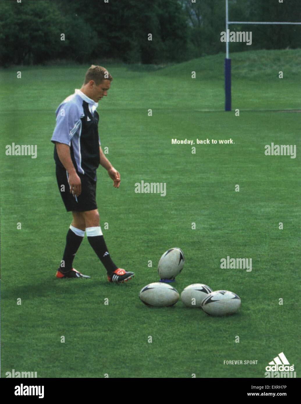 2000s UK Adidas Magazine Advert Stock Photo - Alamy