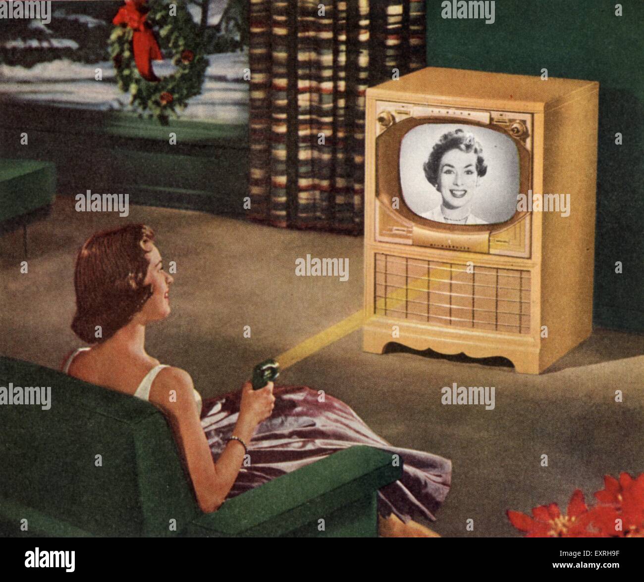 1950s tv hi-res stock photography and images - Alamy
