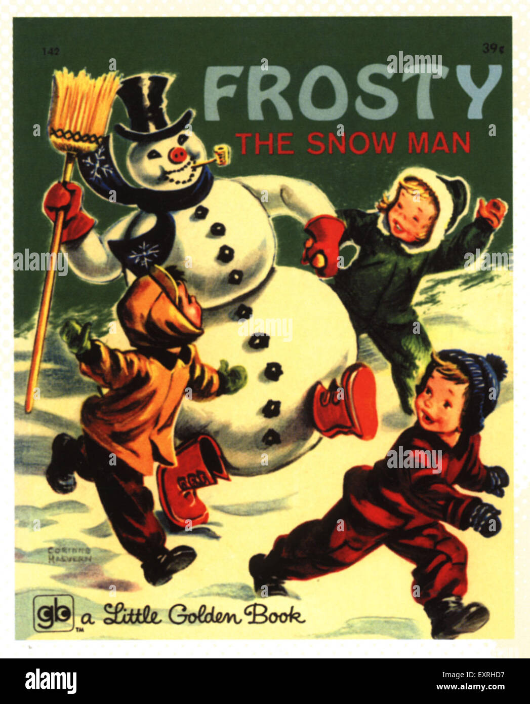1950s USA Frosty the Snowman Book Cover Stock Photo - Alamy