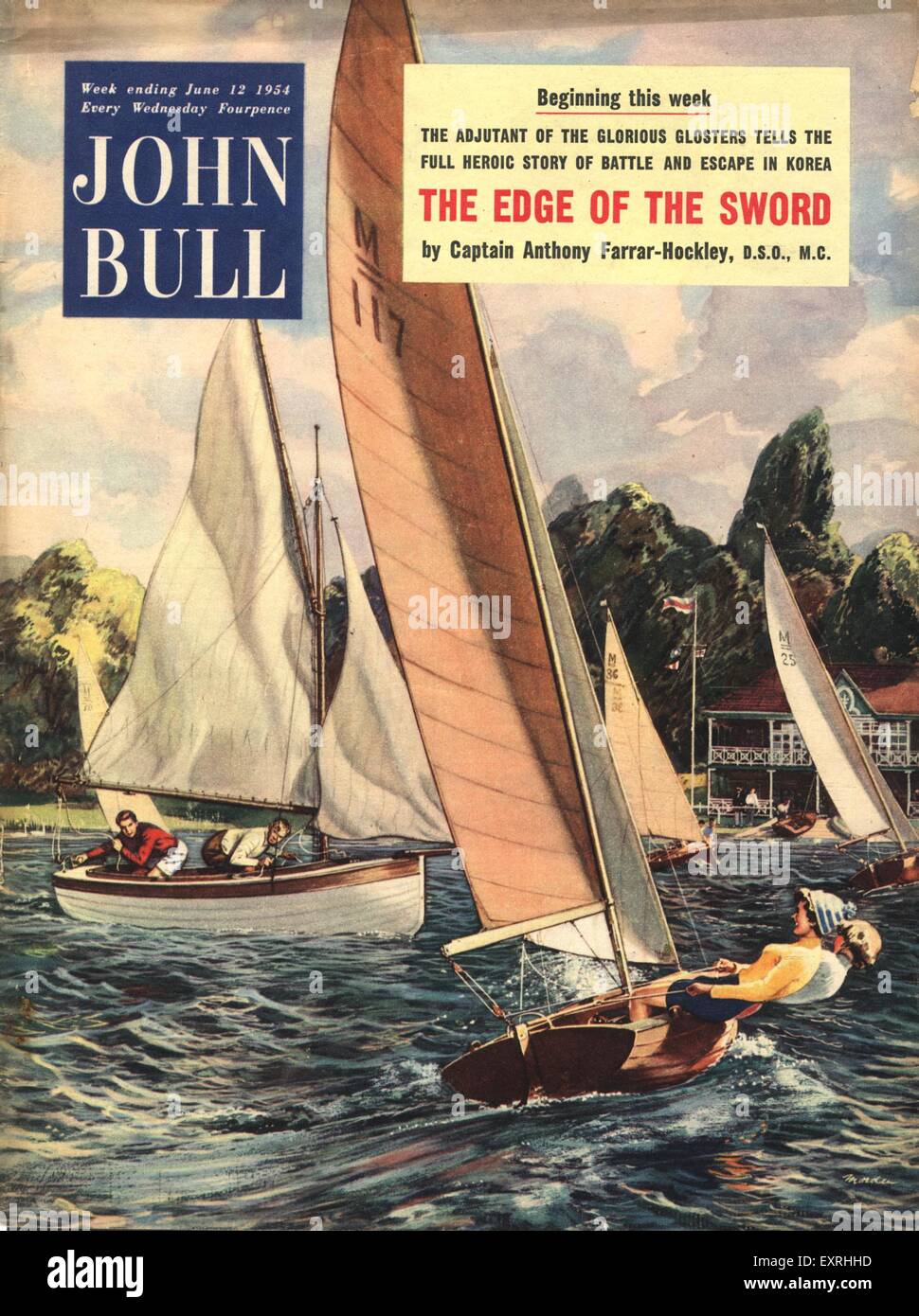 1950s UK John Bull Magazine Cover Stock Photo - Alamy