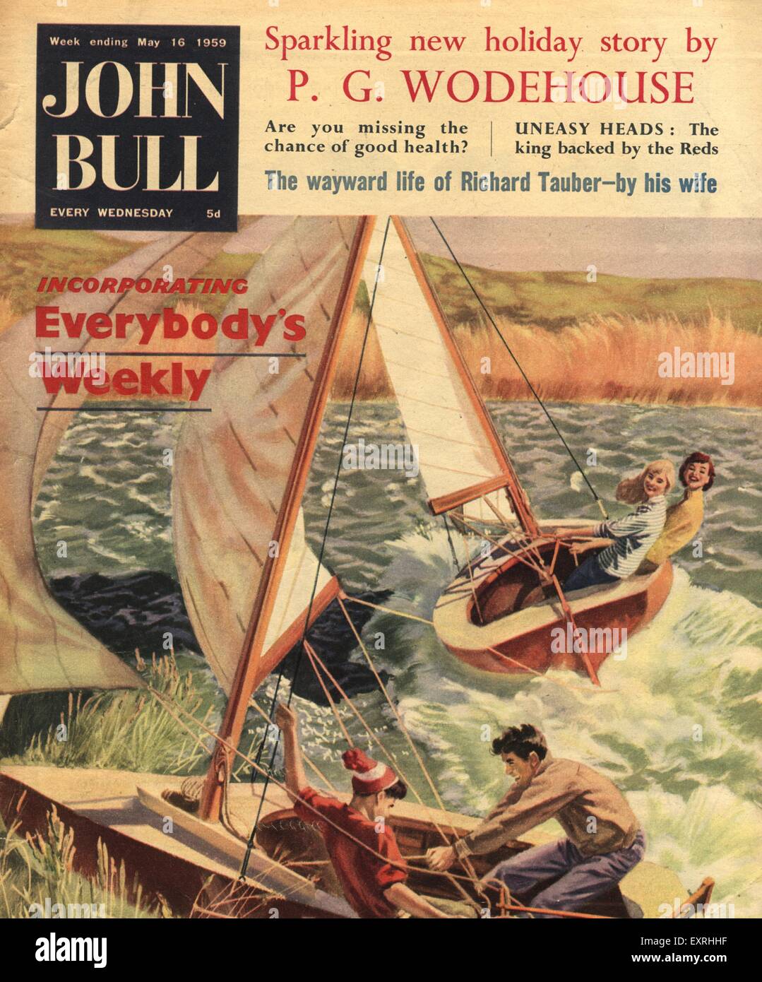 1950s UK John Bull Magazine Cover Stock Photo - Alamy