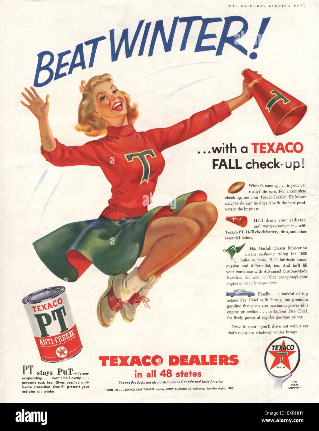 Texaco 1950s hi-res stock photography and images - Alamy