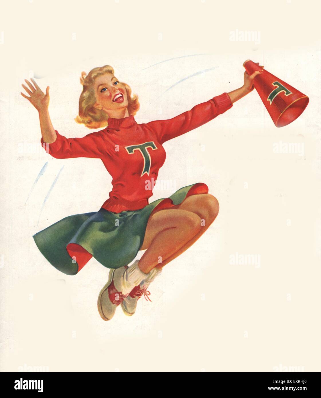 1950s cheerleaders hi-res stock photography and images - Alamy